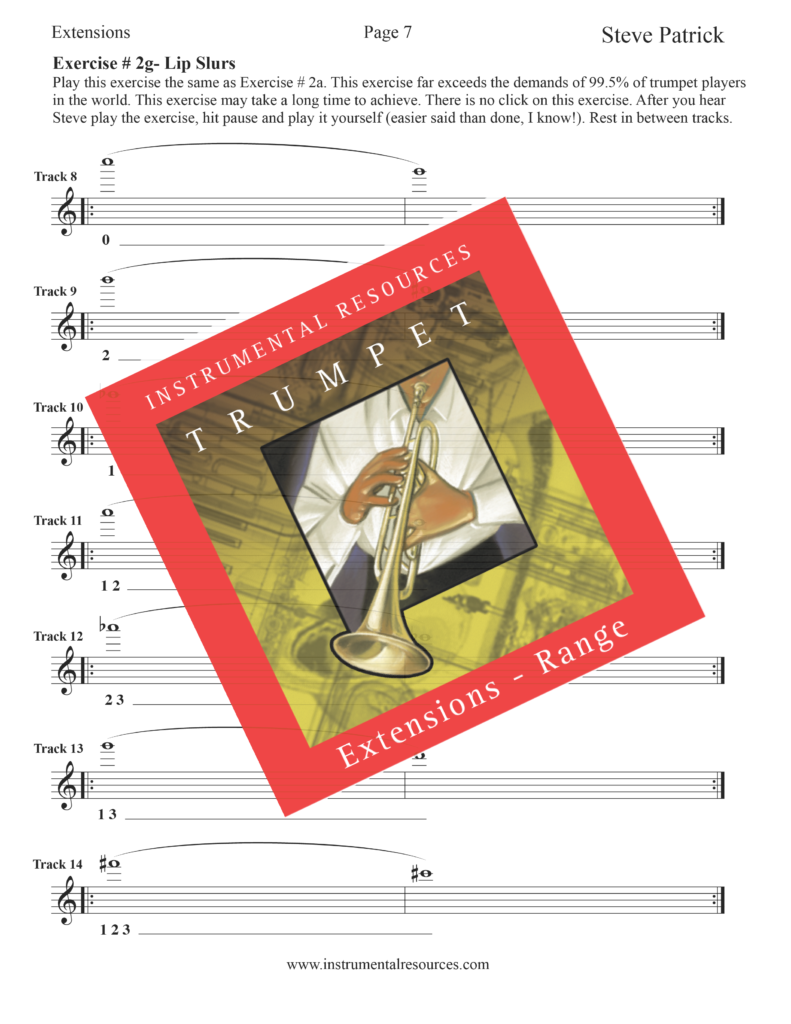 (Routine 5) Extensions – RANGE – Trumpet - AnderKamp Music